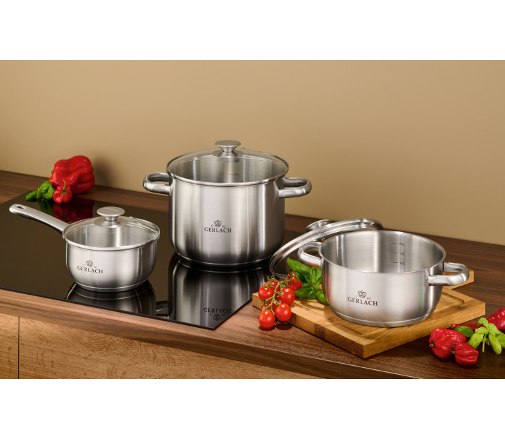 Rondle i rondelki - rondle na indukcję i gaz z rączką | Gerlach