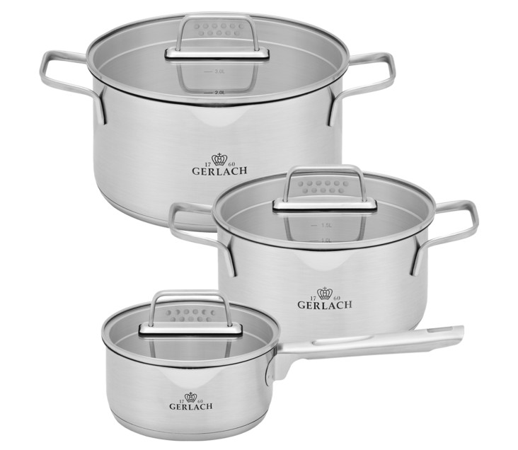 Rondle i rondelki - rondle na indukcję i gaz z rączką | Gerlach